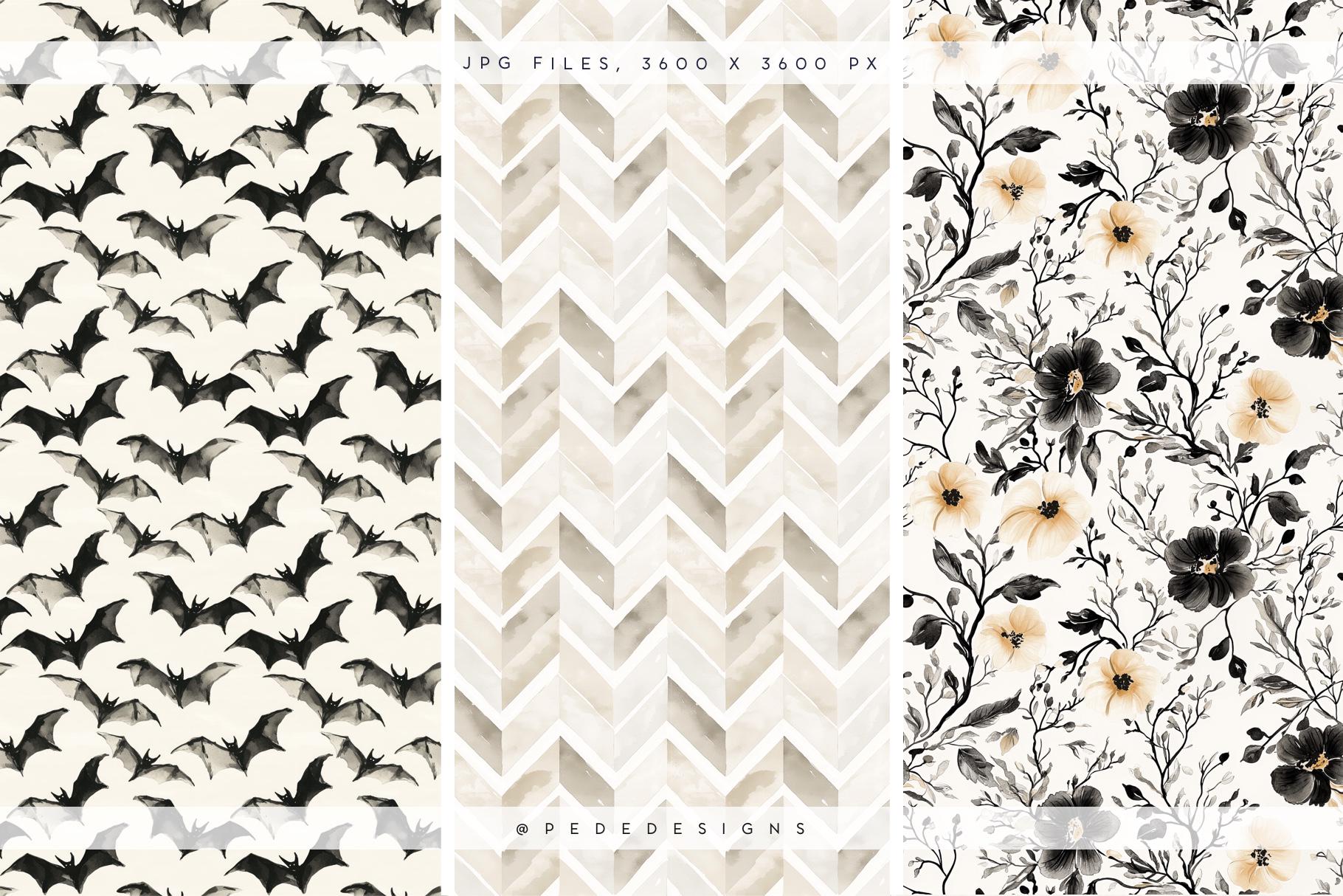 Boo_tiful Tales Digital Papers Set, Halloween Digital Paper Pack ...