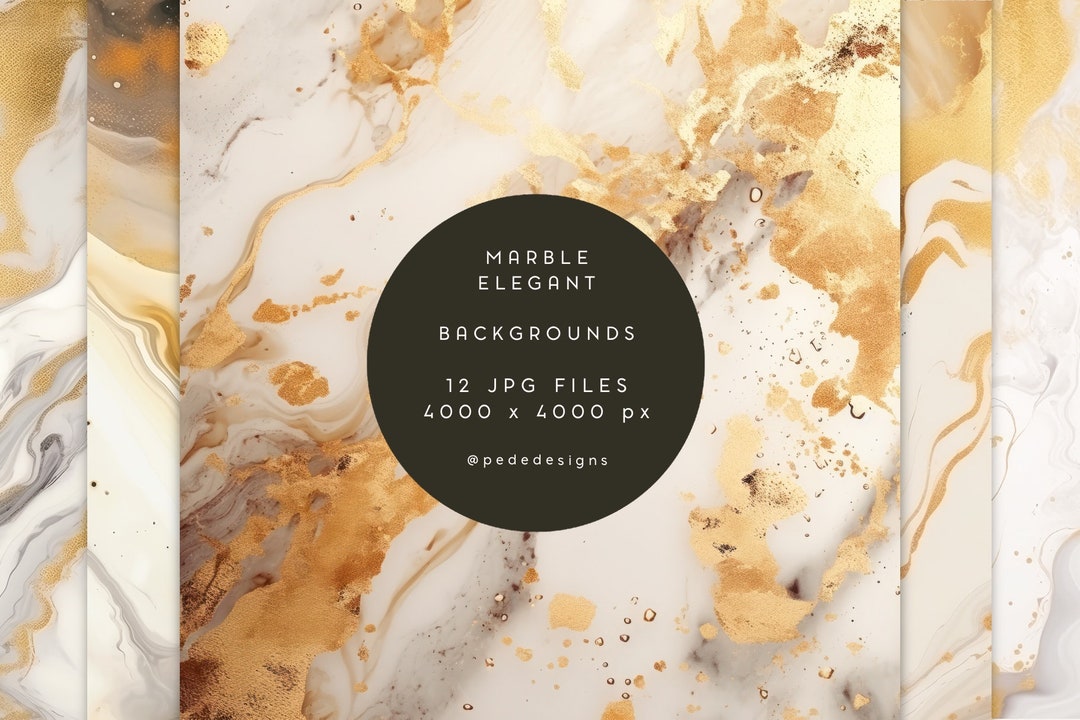 Elegant Marble Backgrounds, Digital Paper Pack, Marble Texture With ...