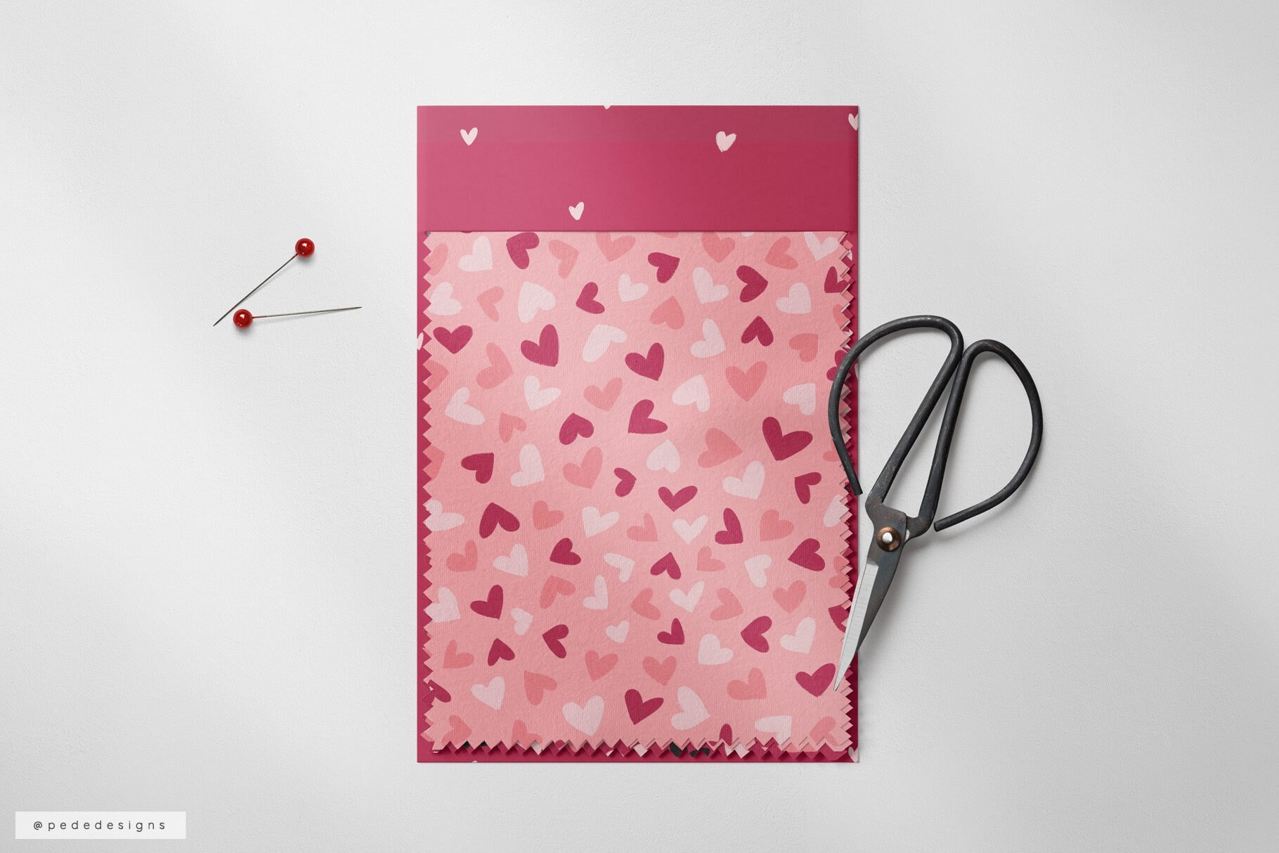 Hearts Digital Paper Valentine's Day Digital Paper Pack - Etsy