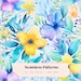 Watercolor Floral Digital Paper, Watercolor Spring Garden Pattern ...