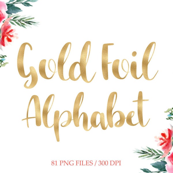 Gold Foil Clip Art - Etsy