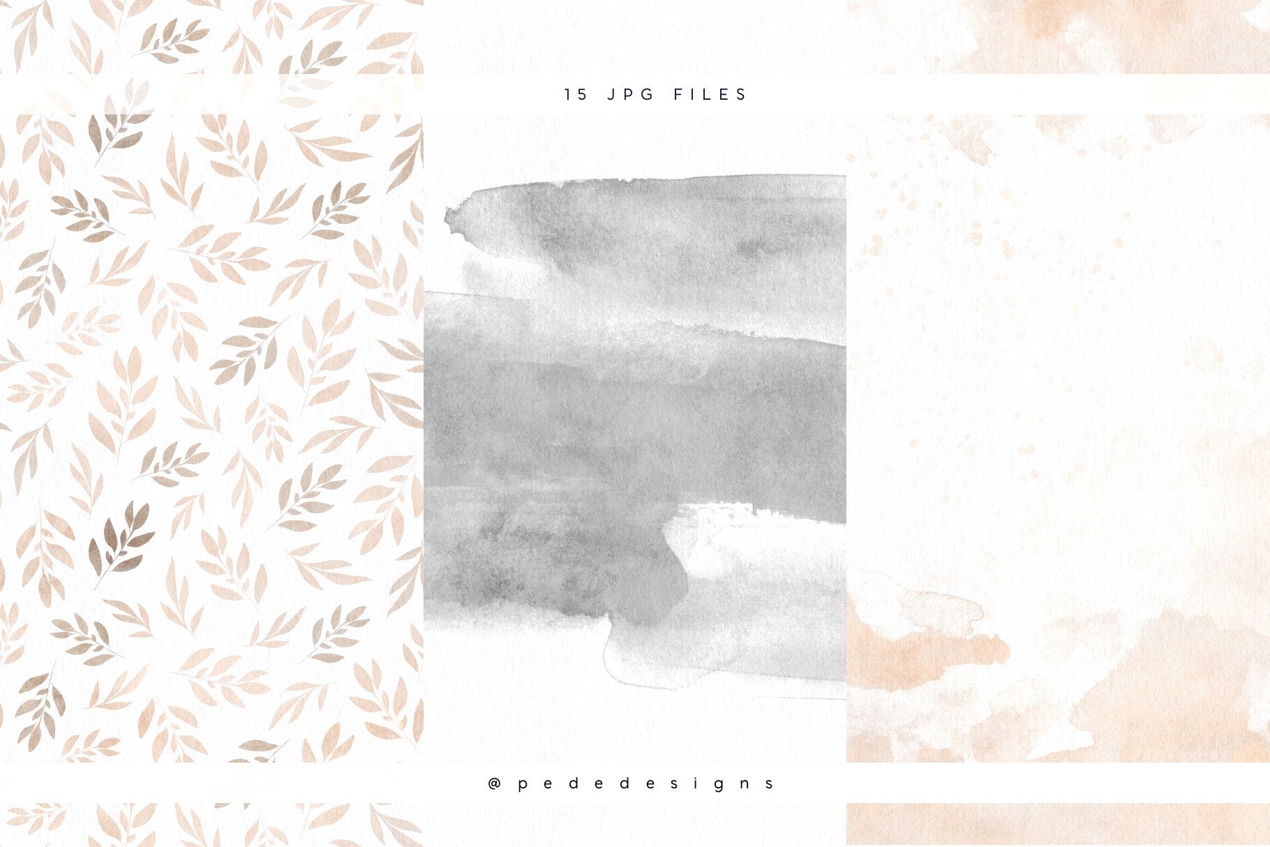 Neutral Watercolor Digital Paper Pack Watercolor Texture - Etsy