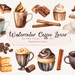Watercolor Coffee Break Clipart, Coffee Clipart, Coffee Time ...