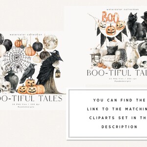 Boo_tiful Tales Digital Papers Set, Halloween Digital Paper Pack ...