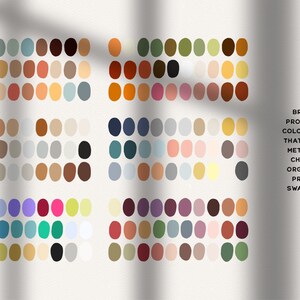 55 Procreate Color Palettes, Color Swatches, iPad Illustration, Boho ...
