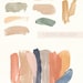 Paint Strokes Clip Art, Paint Brush Clipart, Acrylic Paint, Glitter ...