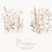 Meadow Clipart, Watercolor Floral Field Clipart, Watercolor Wild ...