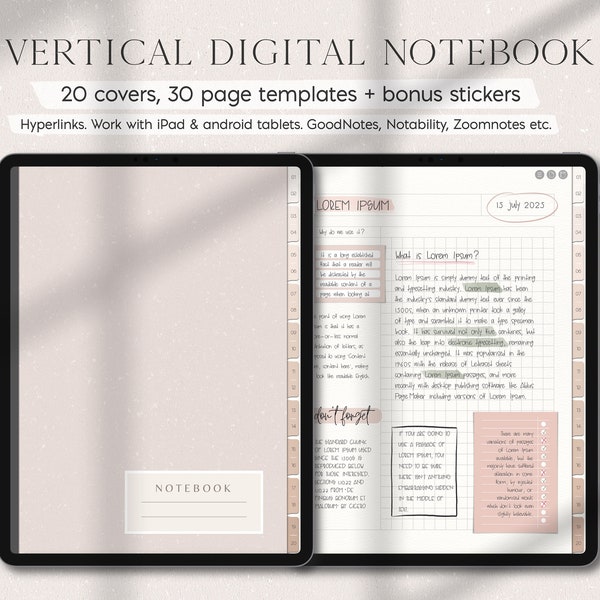 iPad Notebook - Etsy