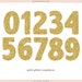 Pastel Blue Numbers Clipart, Watercolor Numbers, Blue Numbers, Birthday ...