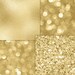 Gold Digital Papers, Foil Background, Glitter Textures, Realistic Gold ...