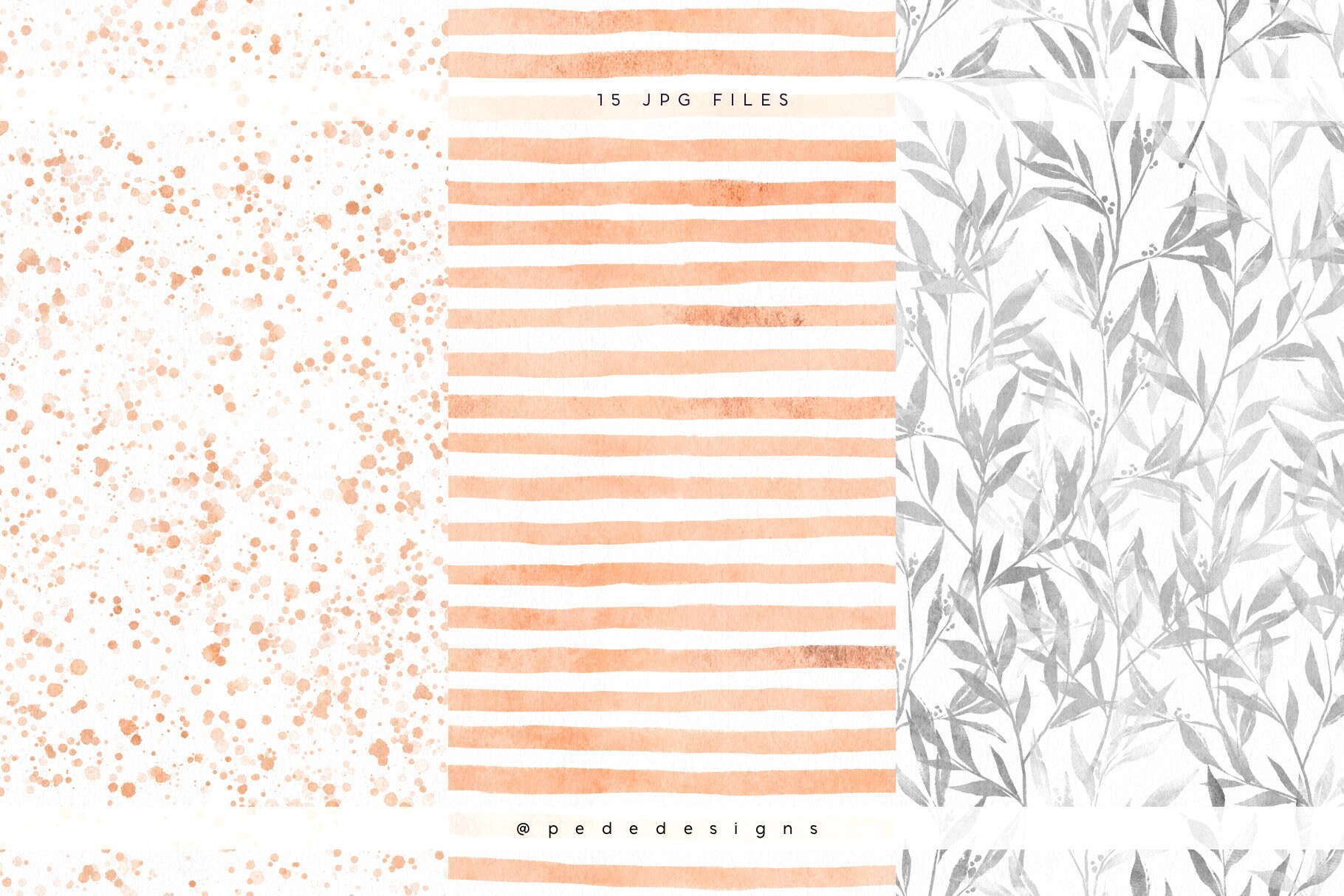 Neutral Watercolor Digital Paper Pack, Watercolor Texture, Beige, Gray ...