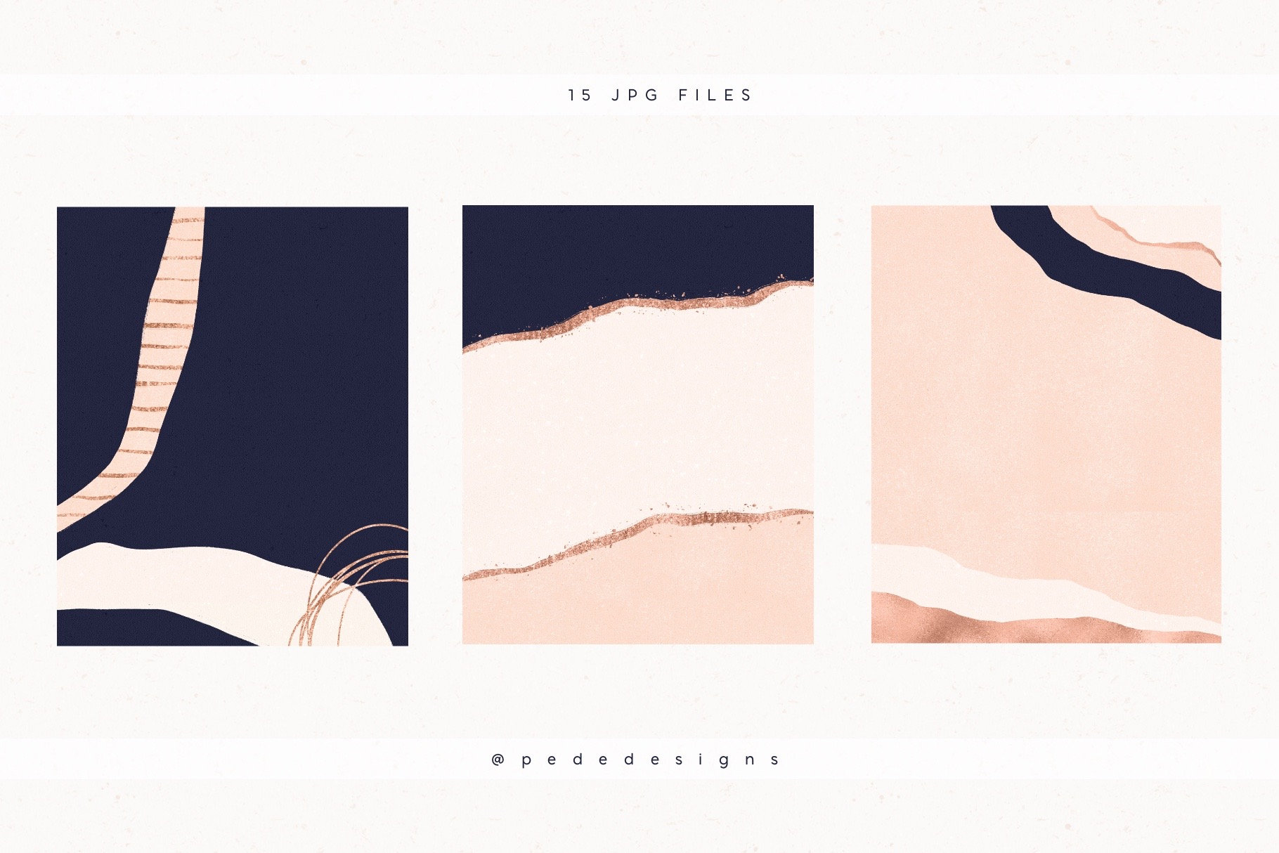 Rose Gold Abstract Backgrounds Digital Paper Pack Rose Gold - Etsy