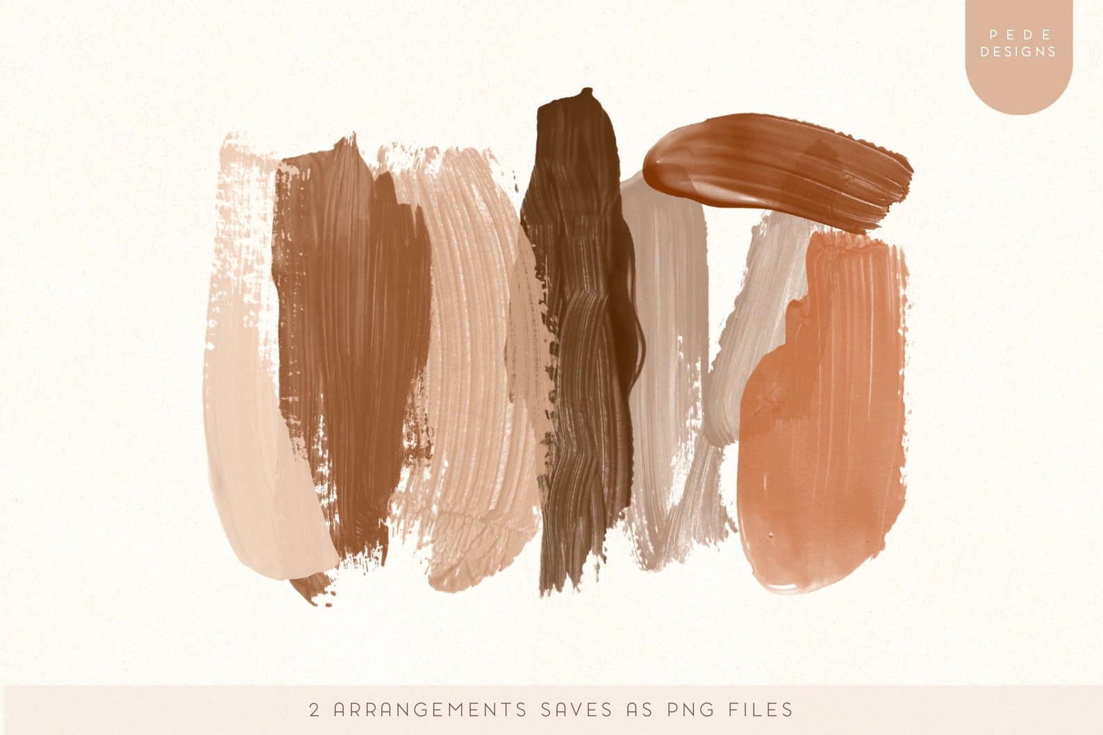 Paint Strokes Clip Art Paint Brush Clipart Acrylic Paint - Etsy