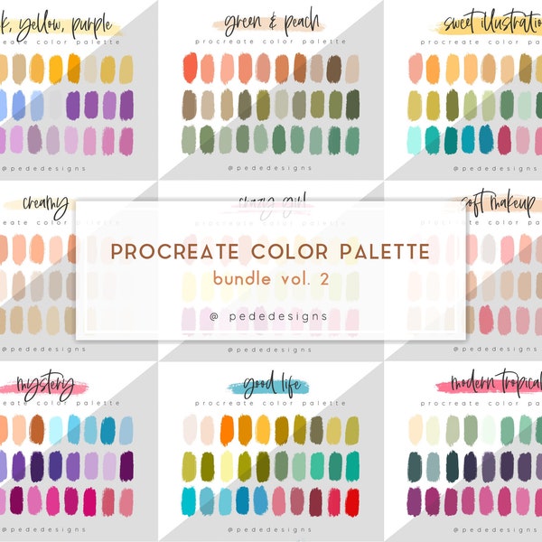 Boho Color Palette - Etsy