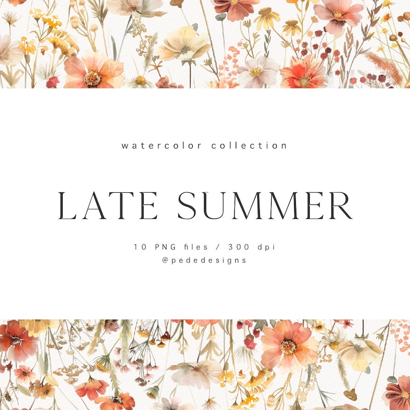 Flower Png Late Summer - Etsy