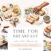 Time for Breakfast, Fresh Bread, Sandwich, Eggs, Food Graphics ...