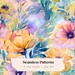 Watercolor Floral Digital Paper, Watercolor Spring Garden Pattern ...