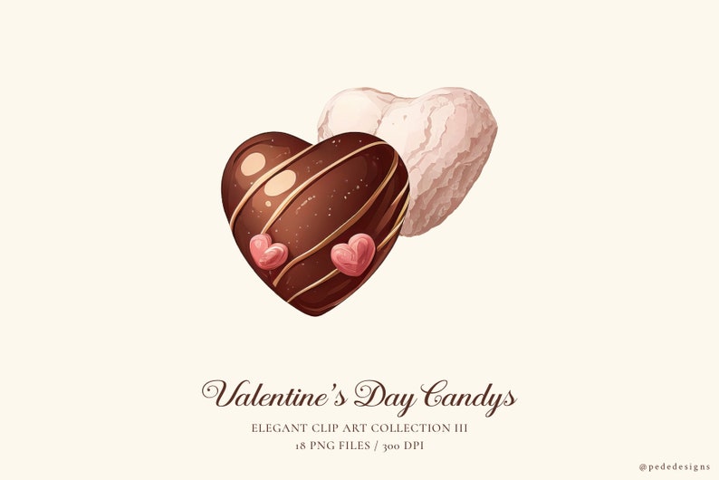 Valentine's Day Candy Clip Art, Red Hearts Png, Love Clipart, Sweets ...