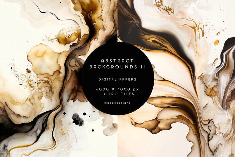 Abstract Backgrounds Digital Paper Pack Alcohol Ink Art - Etsy