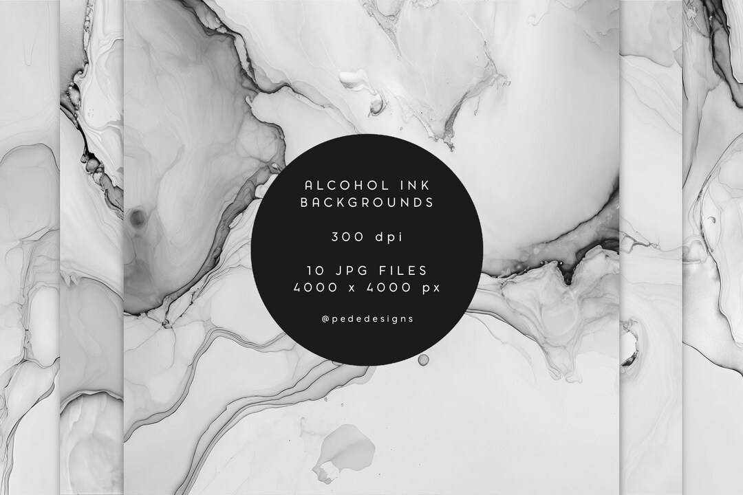Alcohol Ink Backgrounds, Digital Paper Pack, Delicate Alcohol Ink Art ...