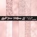 Light Rose Digital Paper, Rose Foil Textures, Glitter, Soft Rose Gold ...