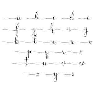 Black Watercolor Alphabet Clipart, Ink Letters With Swatches, Black ...