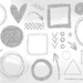 Silver Glitter Design Elements, Silver Shapes Png, Glitter Clip Art ...