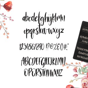 Black Watercolor Alphabet Clipart Watercolor Numbers Black - Etsy