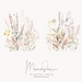 Meadow Clipart, Watercolor Floral Field Clipart, Watercolor Wild ...