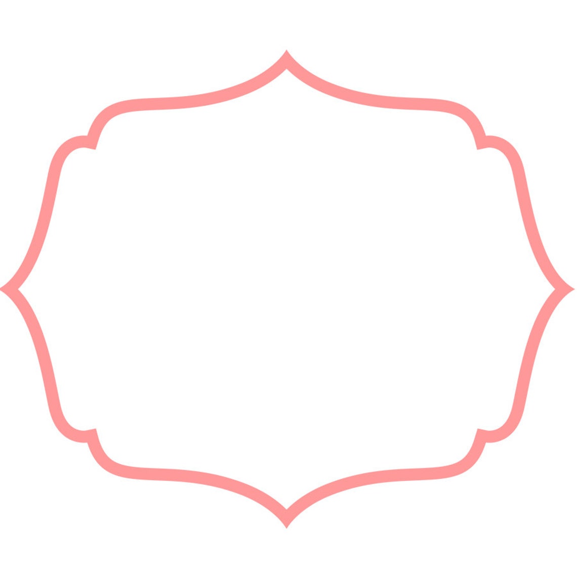 Digital Frames Clip Art Colorful Frames Pastel Frames - Etsy