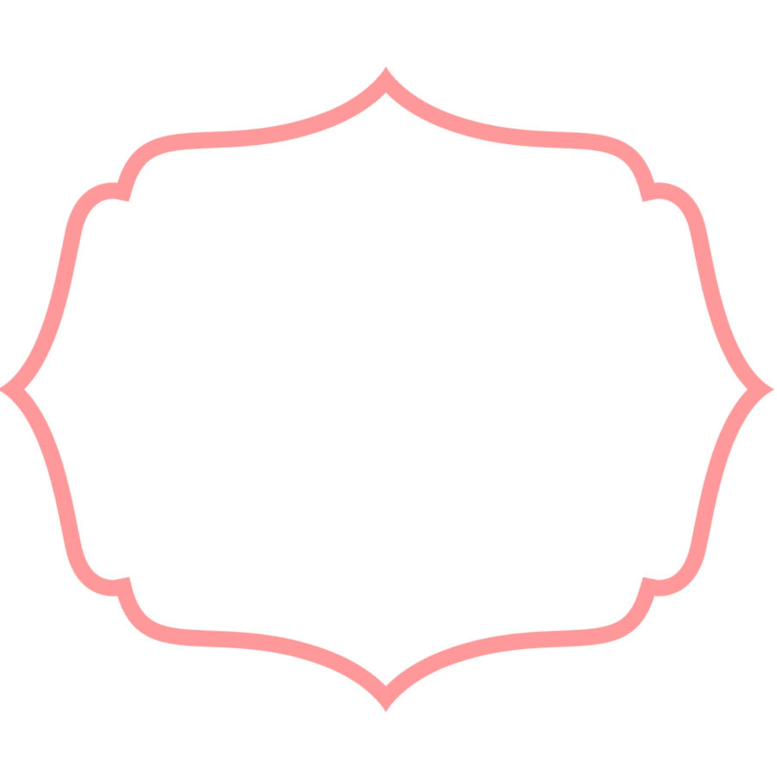 Digital Frames Clip Art, Colorful Frames, Pastel Frames Clipart ...