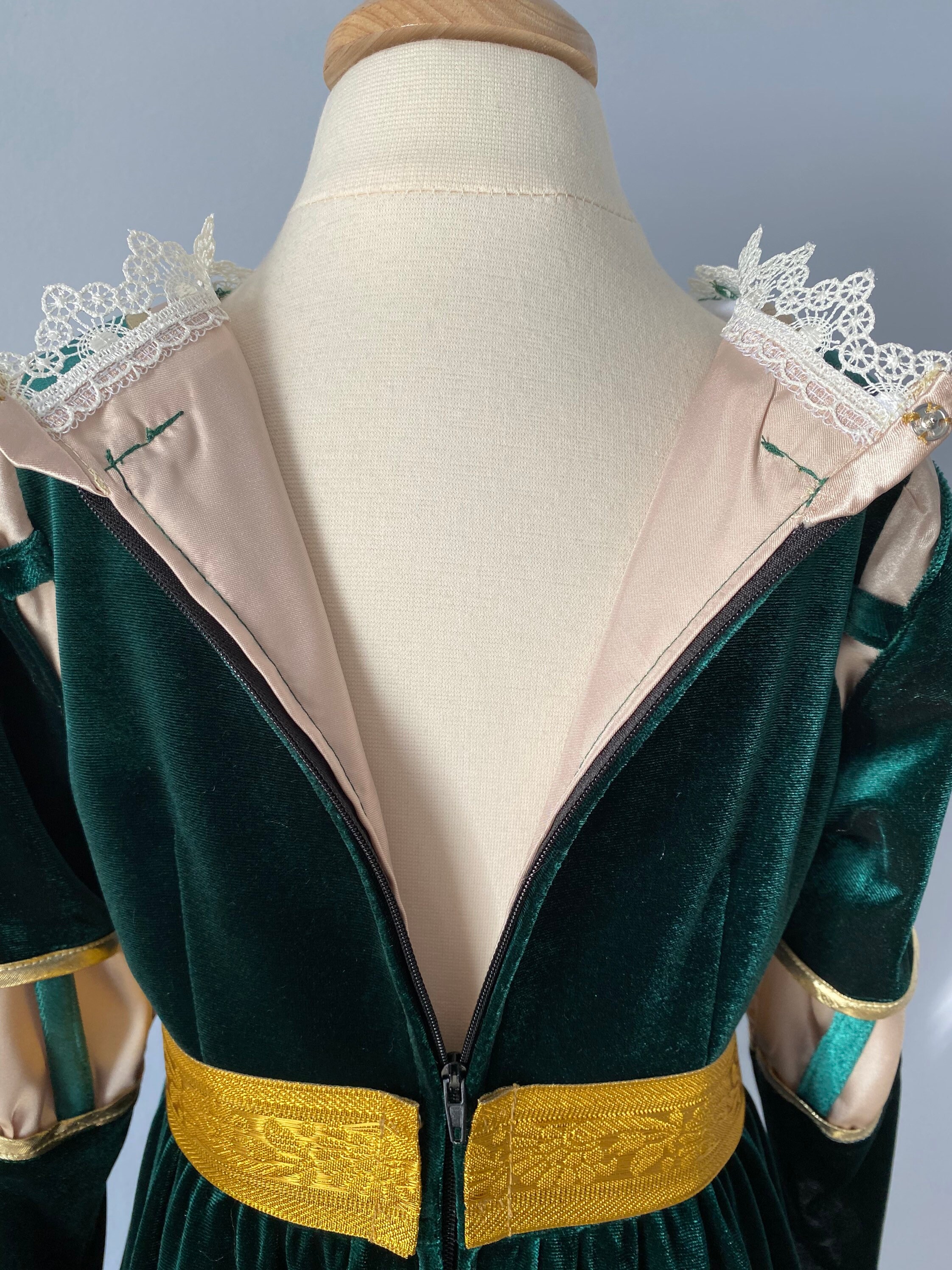 Brave Merida Costume Girl Brave Cosplay Kids Birthday Dress | Etsy