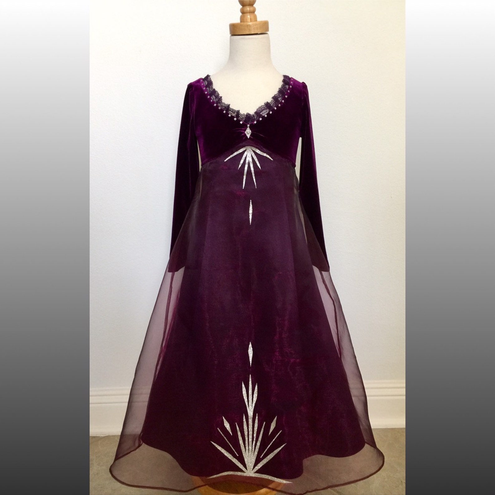 Frozen 2 Dress Frozen Elsa Purple Dress Frozen Elsa Night - Etsy