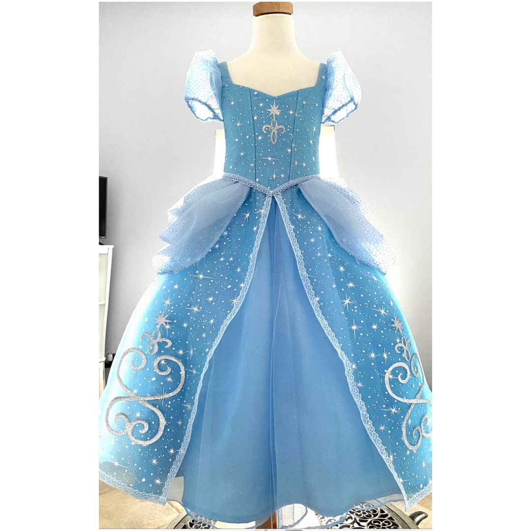 Cinderella Dress Girl, Disney Princess Dress Toddlers, Cinderella ...