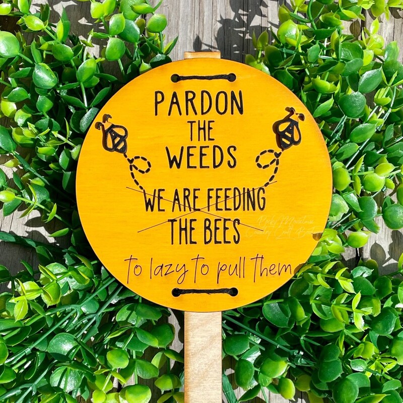 Bee Garden Sign - Etsy