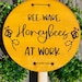 XL Bee Sign, Bee-ware, Honey Bee Sign, Large Dandelion Decoration, or ...