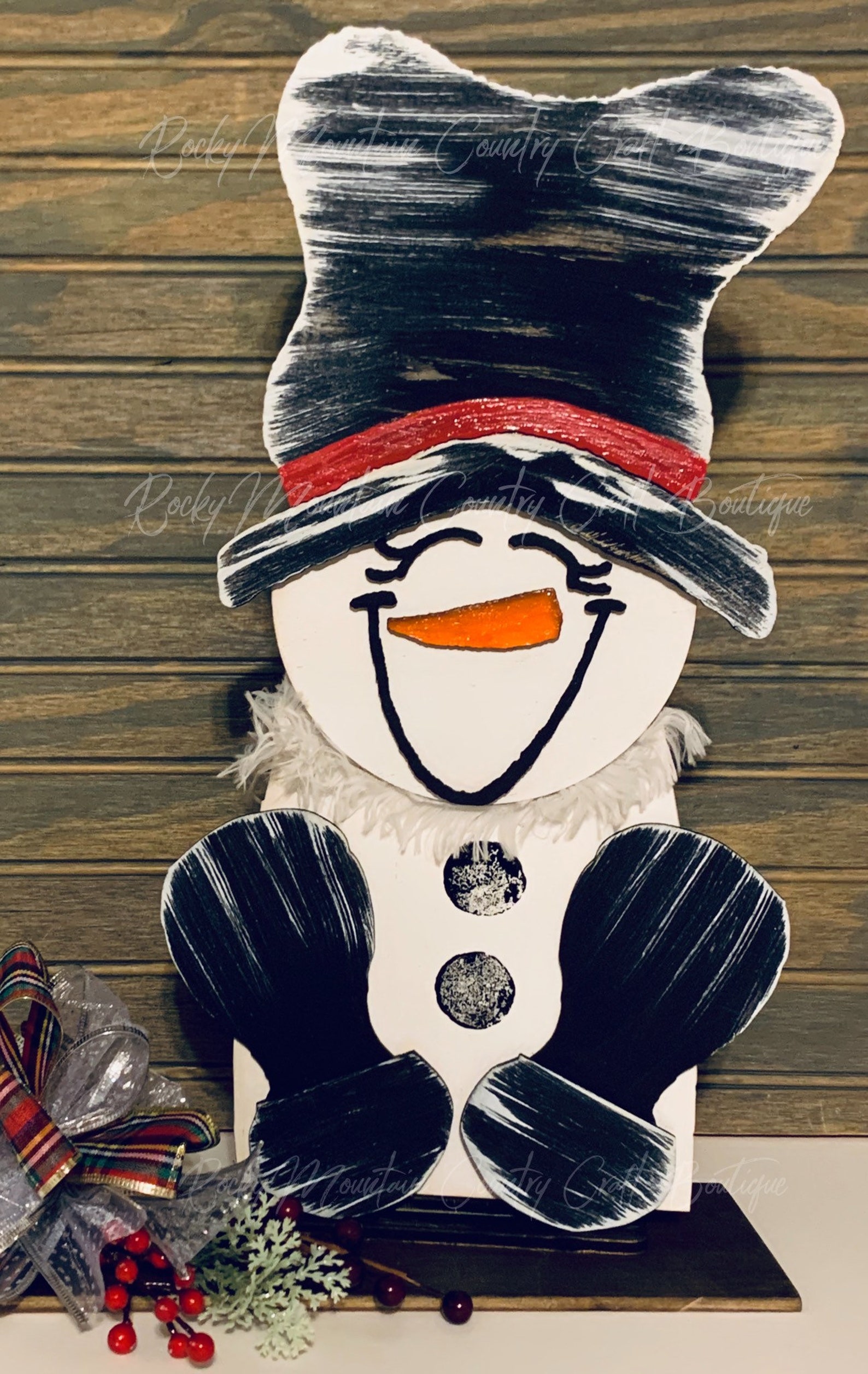 Instant Digital File Snowman Freestanding w/Base Laser | Etsy