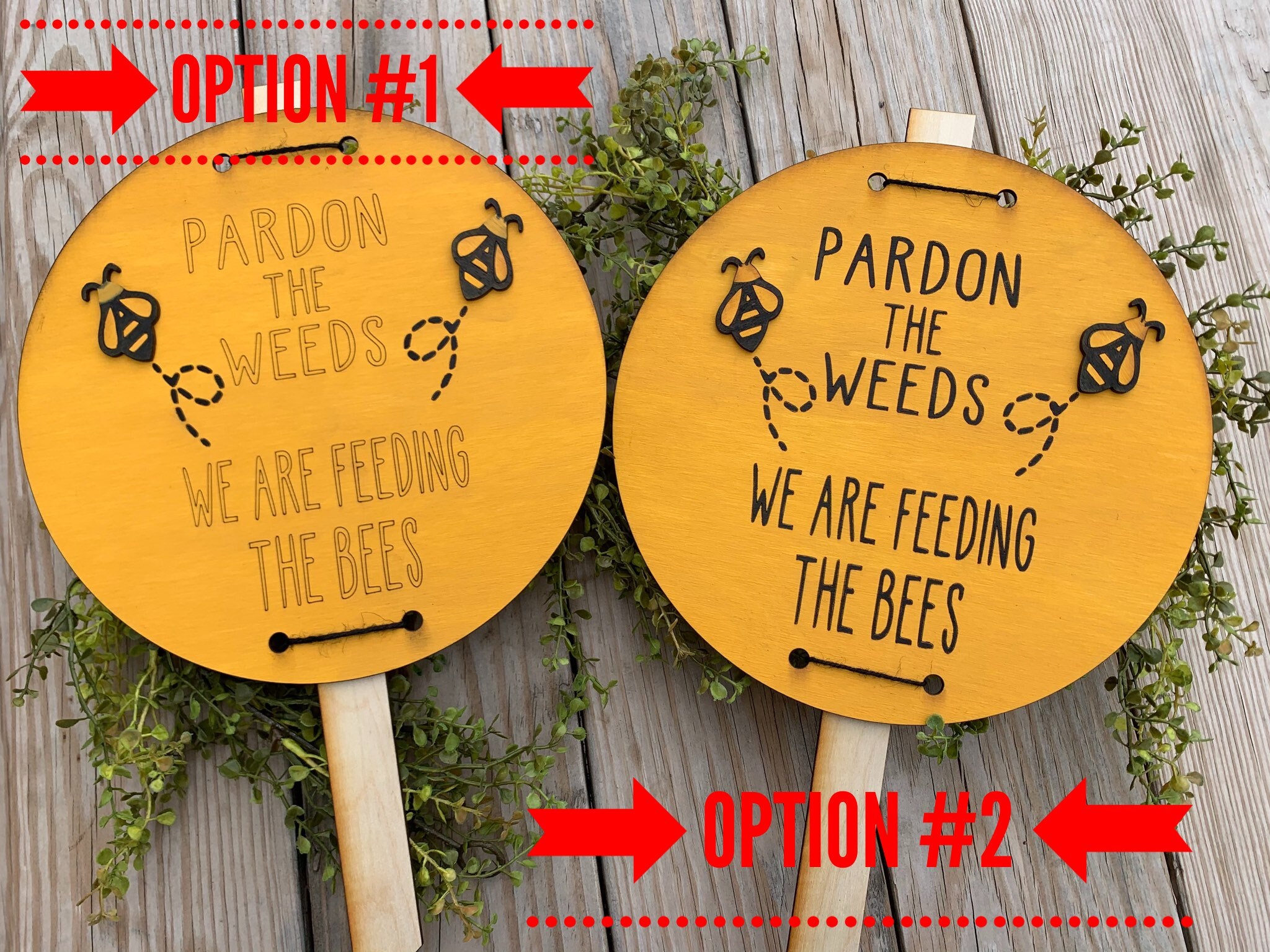 XL Bee Sign, Do Not Disturb Bee Sign, Large Dandelion Decoration, or ...