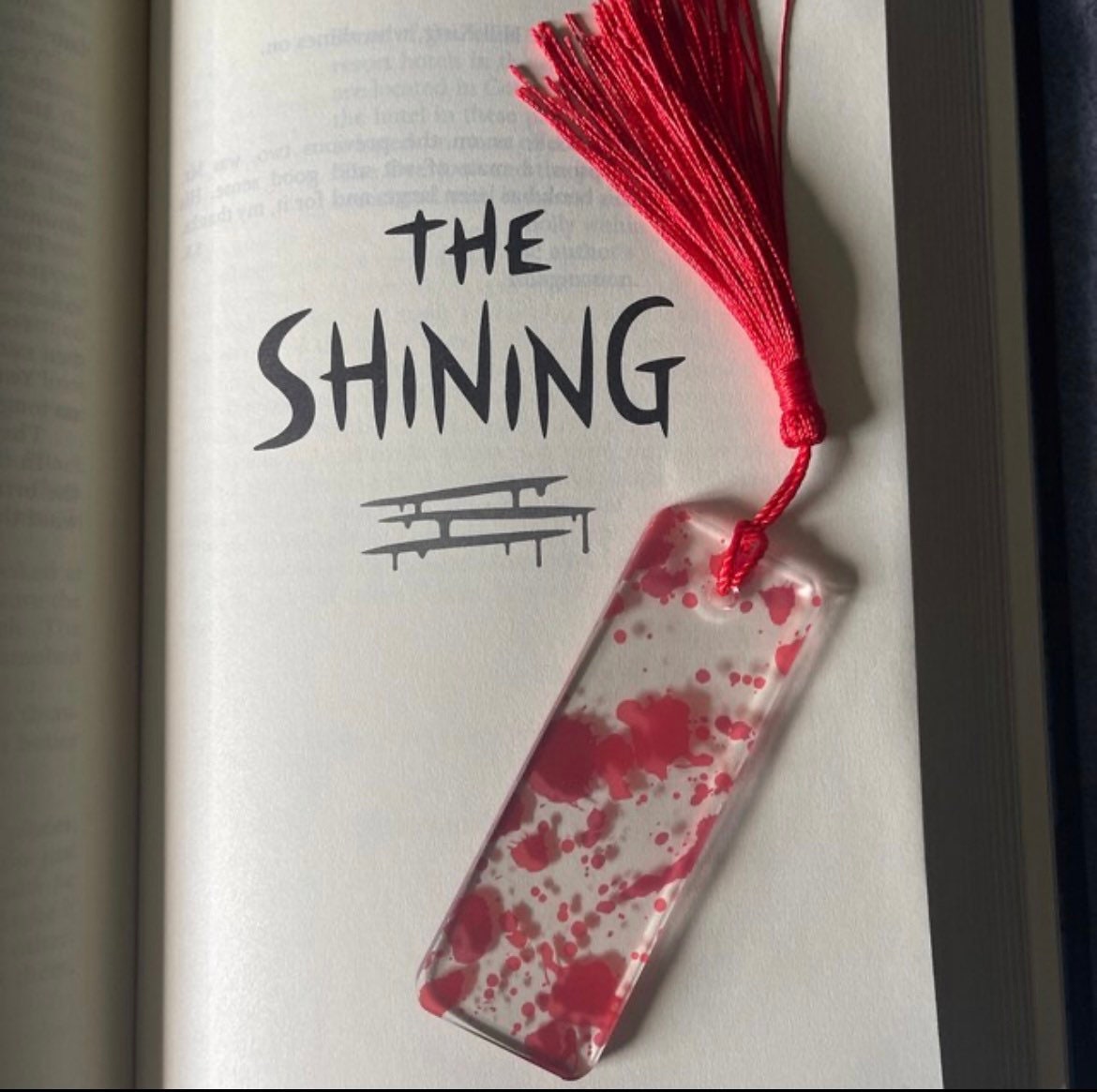 Bookmark Blood Spatter Crime Scene Crime Novel True Crime - Etsy