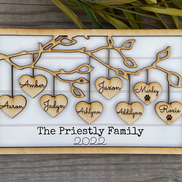 Family Tree Sign - Etsy
