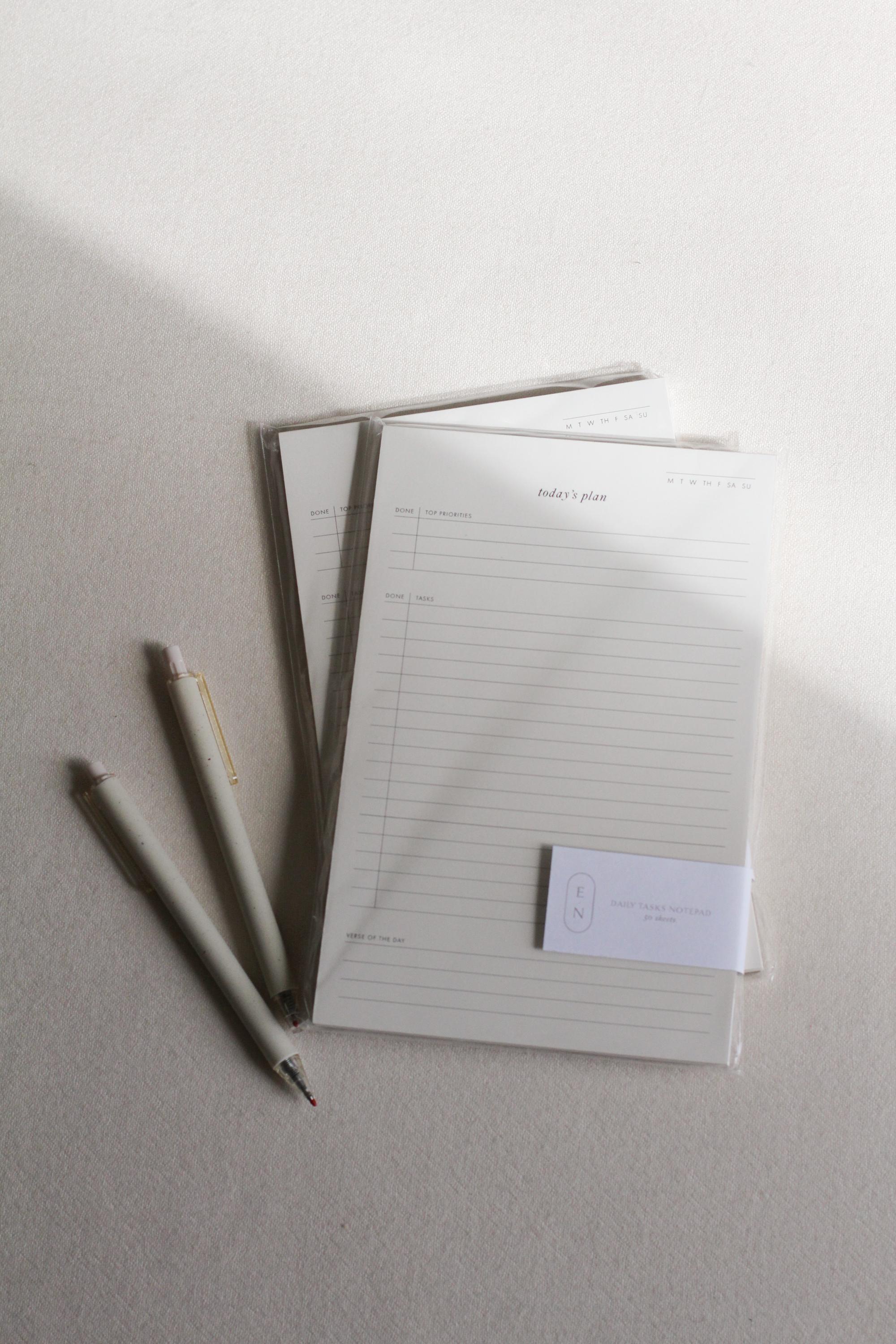 Daily Tasks Notepad | Today's Plan - Etsy