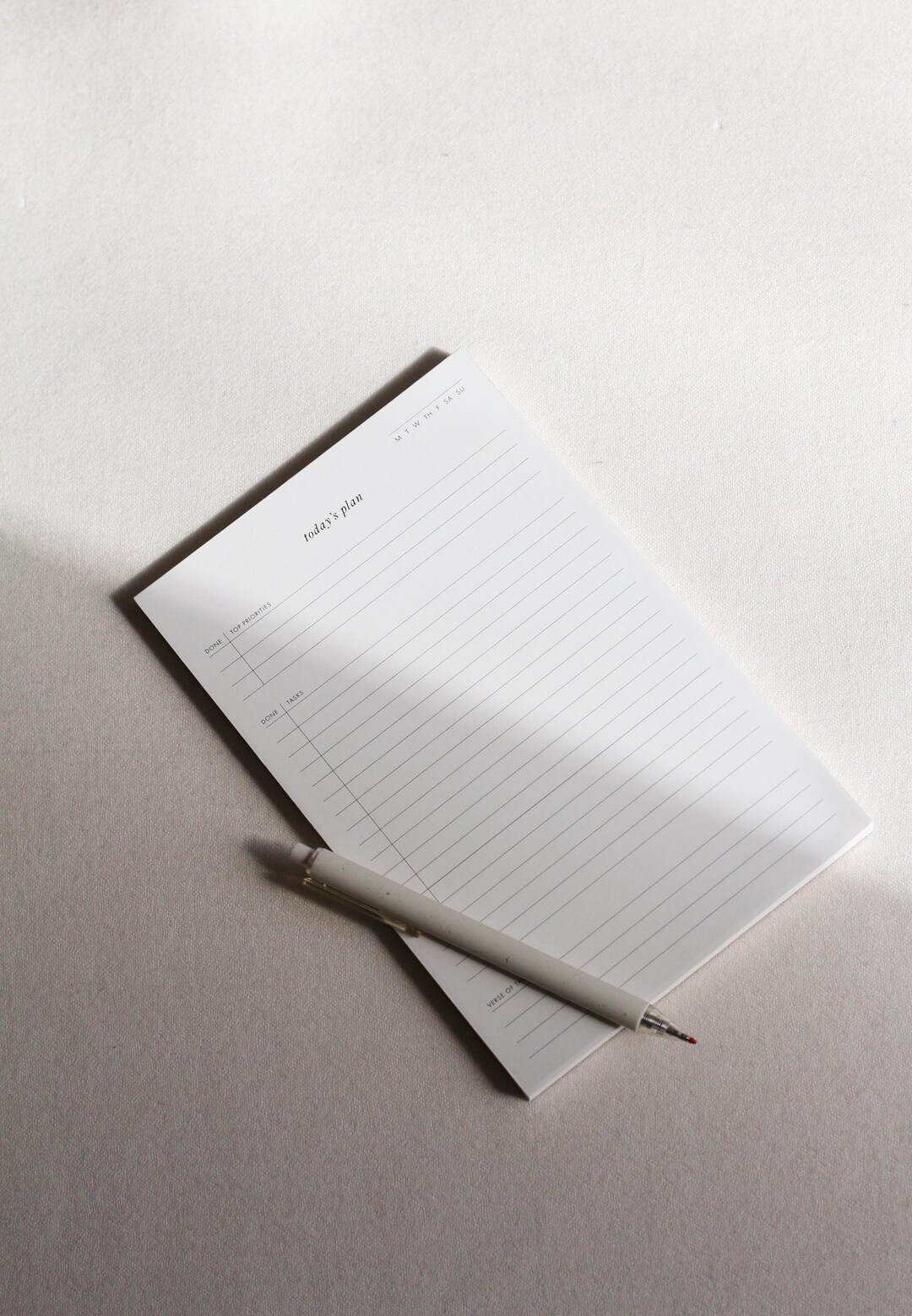 Daily Tasks Notepad | Today's Plan - Etsy