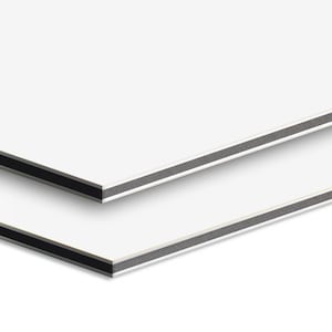 Aluminum Composite Panel Dibond ACP 6mm 1/4 White - Etsy Canada