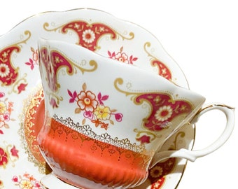 Orange Tea Cup - Etsy