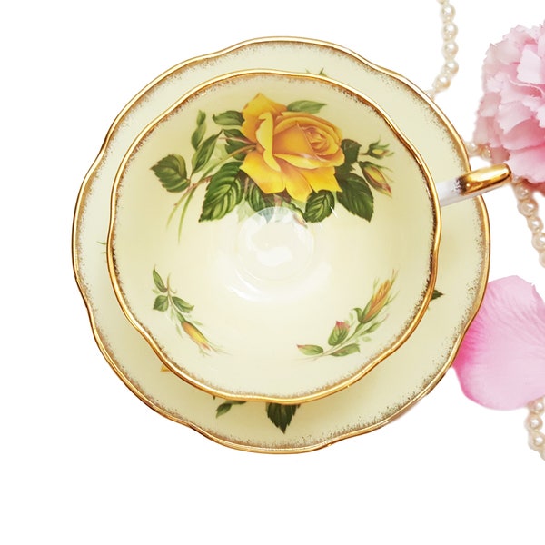 Yellow Tea Rose - Etsy