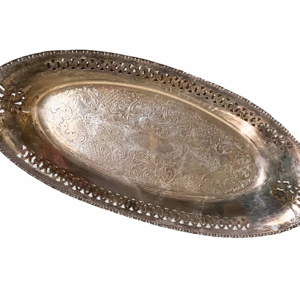 Silver Platter - Etsy