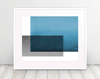 Color block art | Etsy