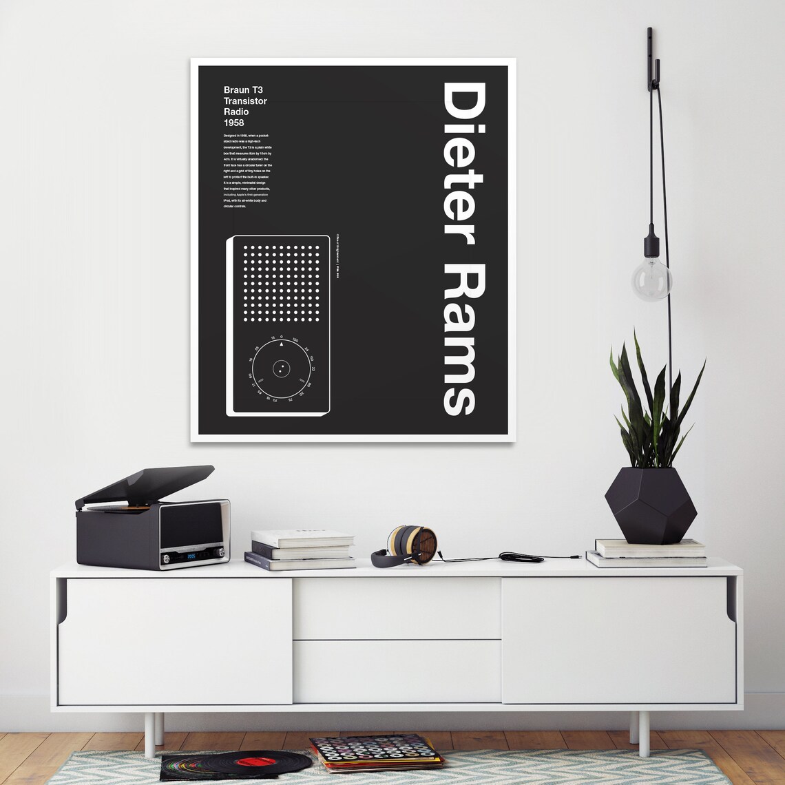 Dieter Rams Apple Ipod Helvetica Typographic Poster Quote | Etsy