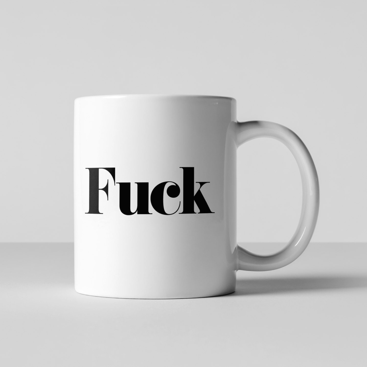 Fuck Coffee Mug Geometric Coffee Mug Ceramic Mug Pattern Etsy