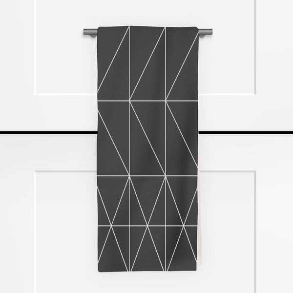 Geometric Hand Towel - Etsy